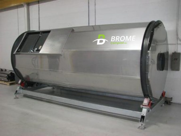 Revêtement en acier inoxydable pour composteur |Brome Compost